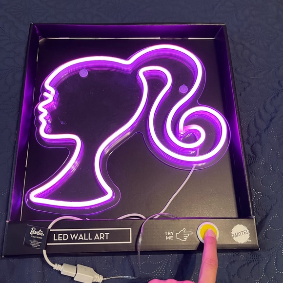 Barbie | Accents | Barbie Led Wall Art | Poshmark